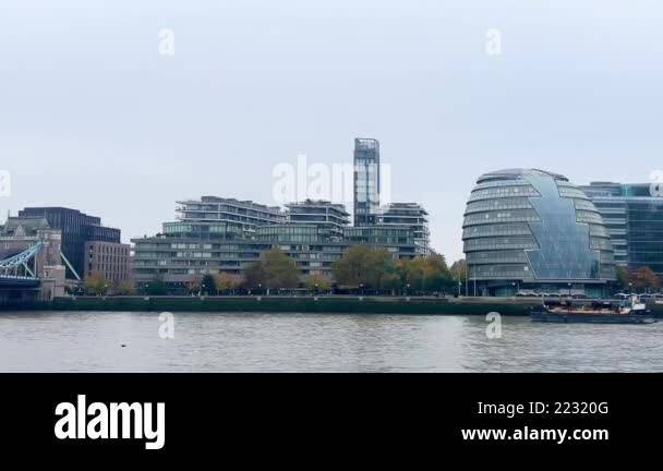 Tower Bridge stands tall over the River Thames, its iconic design and ...