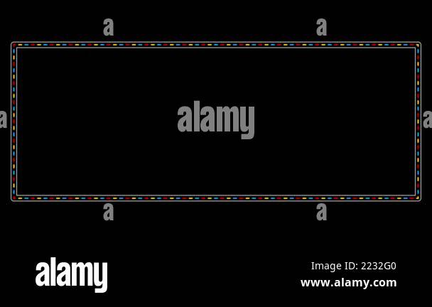 light bulbs box Background With Marquee Sign board retro on black ...