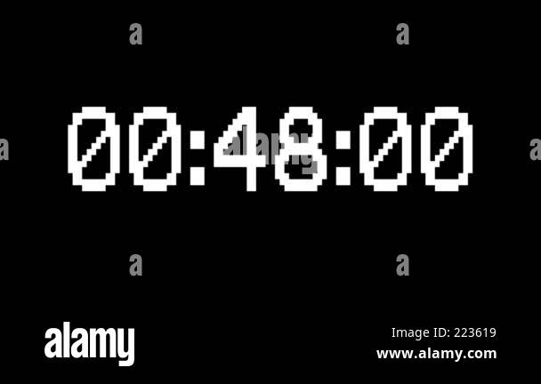 1 minute countdown timer with white digital timer suitable for time ...