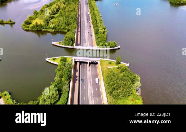 Discover the incredible engineering of the Veluwemeer Aqueduct, where ...