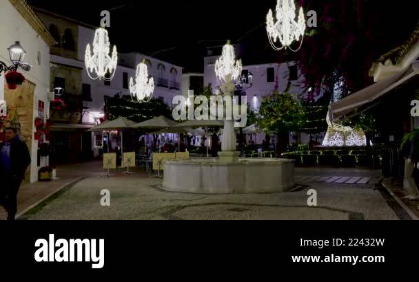 Marbella, Malaga, Spain 8th December 2024: Footage taken in the old ...