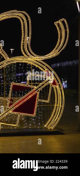 Portrait footage taken in the town of Marbella in Malaga Spain Showing ...