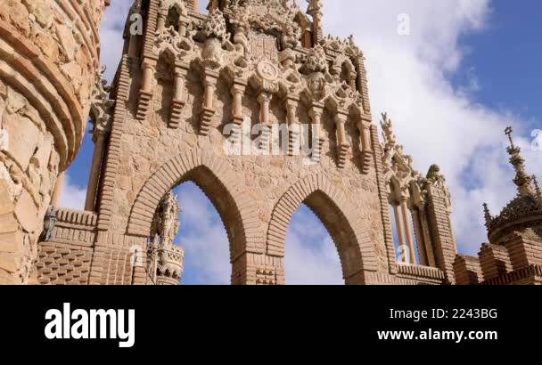 Footage of the town of Torremuelle near Benalmadena in Spain showing ...