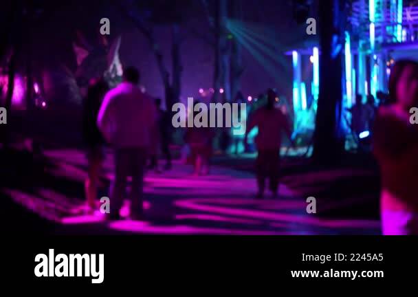 December 23, 2024, Chiang Rai: People enjoy the light and sound show ...