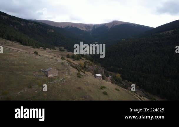 Pyrenees mountains in Andorra 4K drone footage. High quality 4k footage ...