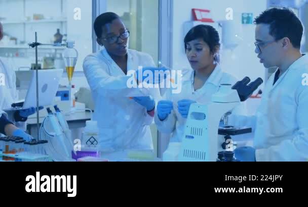 Animation of network of connections over diverse scientists working in ...