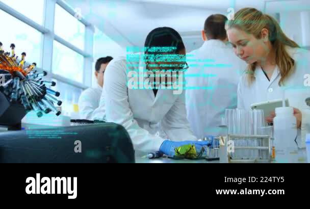 Animation of scientific data processing over diverse scientists in ...