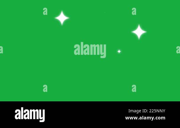 Twinkling stars animation, white cartoon, flat, vector, doodles style stars blinking effects ...