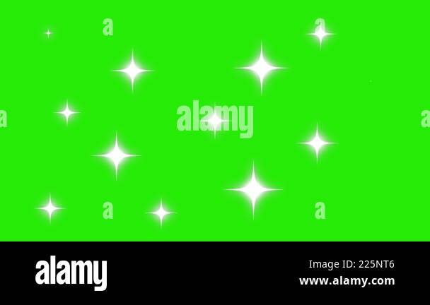 Twinkle star green screen video sparkle. sparkling stars Shine ...