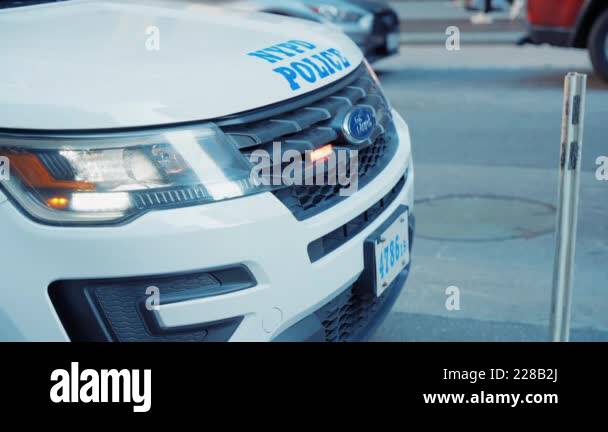 NYPD New York Police Car on duty - NEW YORK CITY, UNITED STATES ...