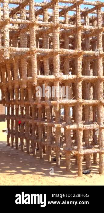 Gate from palm leaves celebrates rural heritage with eco-friendly ...
