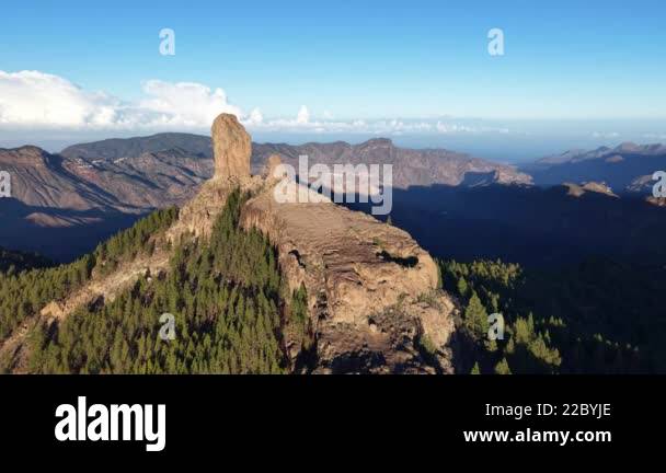 Breathtaking views of Roque Nublo in Gran Canaria reveal its majestic ...