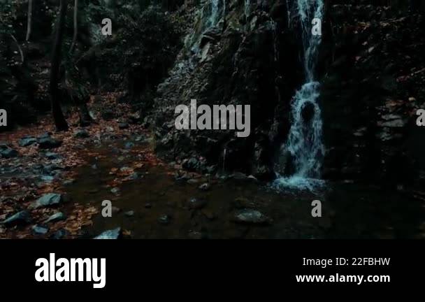 Waterfall chantara cyprus mountains troodos Stock Video Footage - Alamy