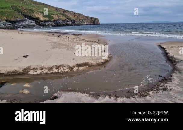 The beautiful beach at Muckross Head , County Donegal, Ireland Stock ...