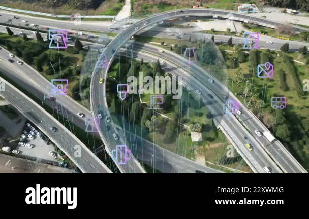 Intelligent Vehicles Cars Communicating Ai Logistic Autonomous Delivery ...
