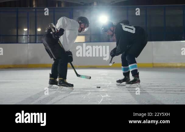 Belarus, Minsk - November 29, 2021: Winter sports, confrontation of two ...