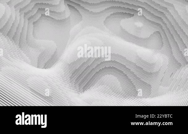 Fractal background from layered animated circles. Topographic map ...