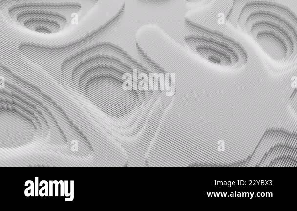 Fractal background from layered animated circles. Topographic map ...