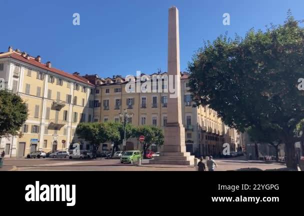 Turin: September 21st 2022: Buildings and streets in Turin. Italian ...