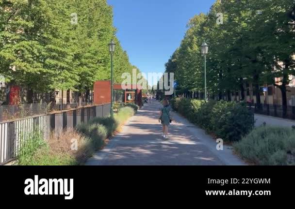 Turin: September 21st 2022: Buildings and streets in Turin. Italian ...