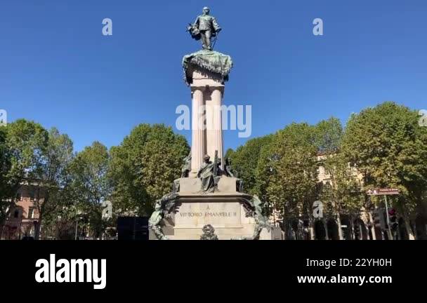 Turin: September 21st 2022: Buildings and streets in Turin. Italian ...