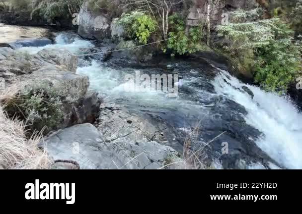 Impressive Inchree Falls (Waterfall) in Scotland. Hills and Glens of ...