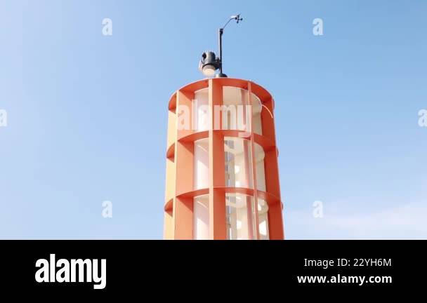 Large-scale wind and wind speed weather measuring instruments installed ...