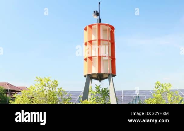 Large-scale wind and wind speed weather measuring instruments installed ...