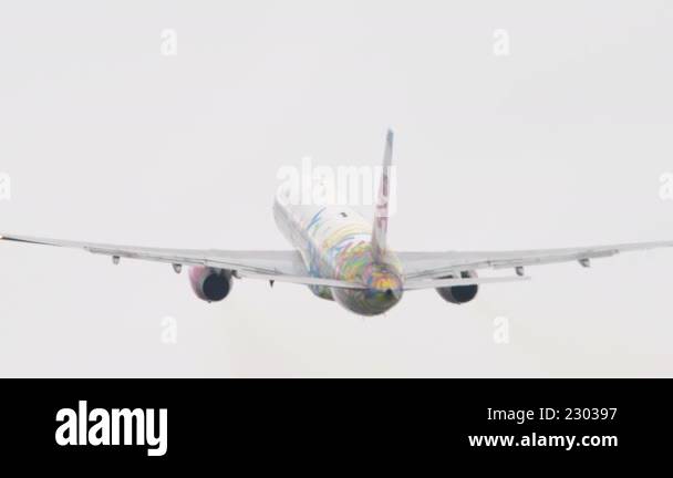 ALMATY, KAZAKHSTAN - MAY 11, 2024: Long shot, airplane Boeing 757 of ...
