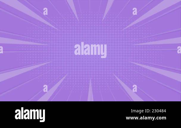 Animated fast purple comic background with halftone gradient and pop ...