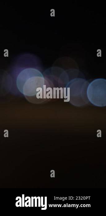 Blurred Light, night view of unfocused lights, blurred colorful highlights, live city view on ...
