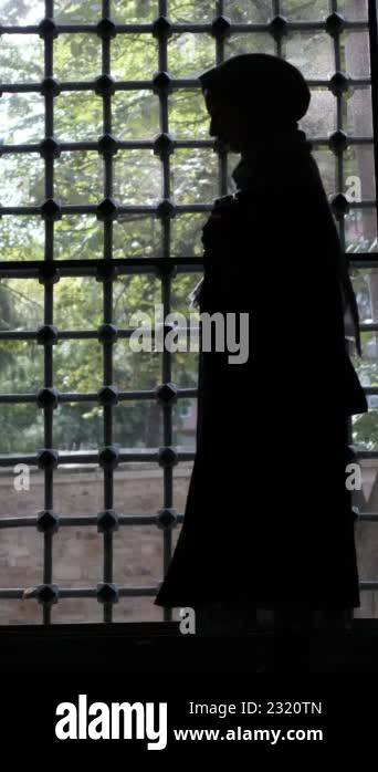 Muslim Woman silhouette, muslim woman silhouette prayer footage ...