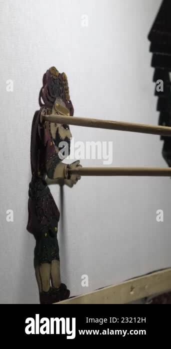 Show of model puppets, traditional turkish play exhibited in model ...