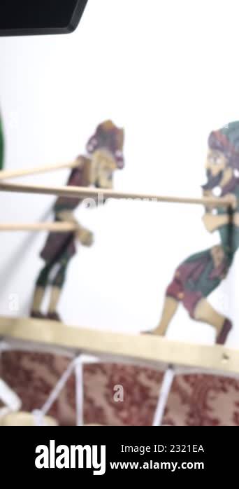 Behind the scenes of the traditional play staged with the reflection of ...