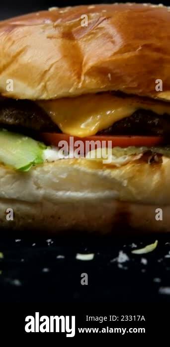 Image of single hamburger menu with blurred back, image of layered ...