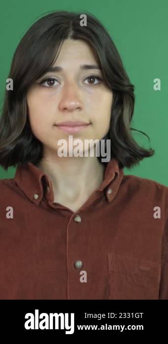 Woman making a request sign with her hand, body language sign asking ...