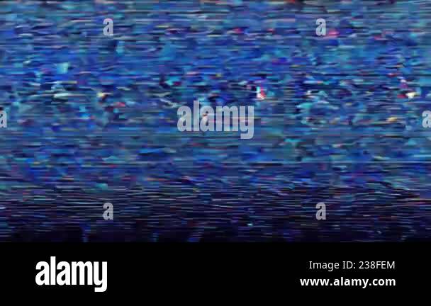 Digital distortion signal disruption a visual symphony of error Stock ...