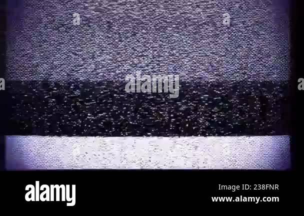 Digital darkness A symphony of static and signal loss Stock Video ...