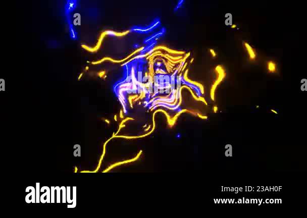 Bright color animation of chaotic fractal wave pattern evolutions ...