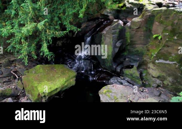 Video, Lower part of the The Fairy Falls, called Rhaeadr y Tylwyth Teg ...
