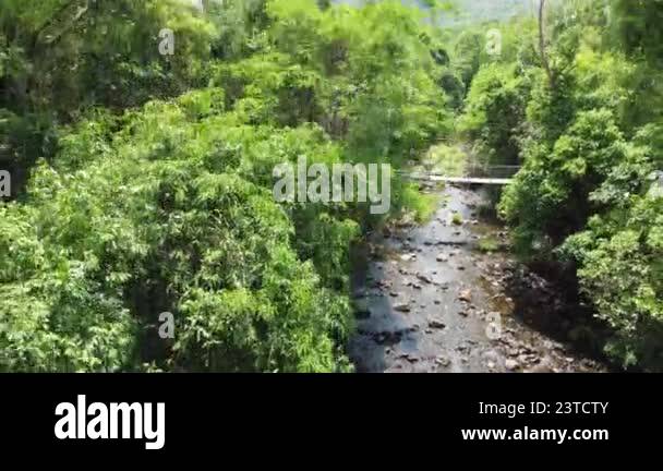 The river Rio Sao Miguel in Chapada dos Veadeiros in Brazil. The river ...