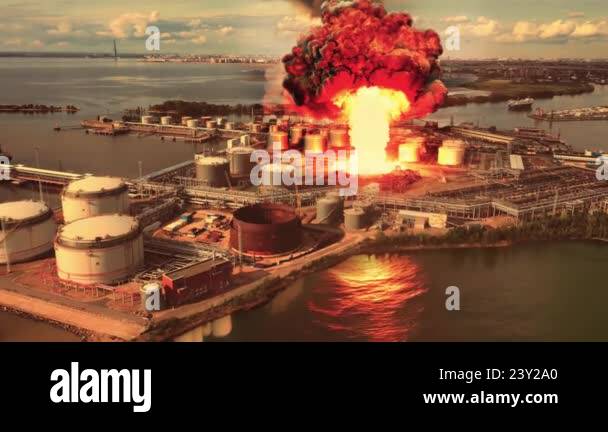 Explosion building refinery Stock Videos & Footage - HD and 4K Video ...