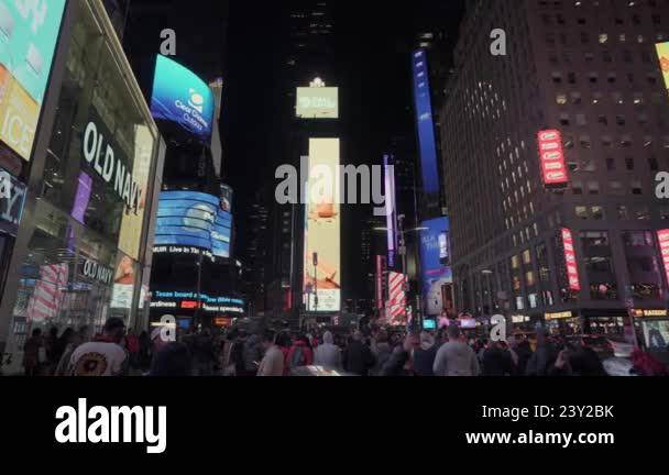 NEW YORK, USA - DECEMBER 2, 2024: A lively and bustling Times Square is ...