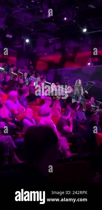 on stage show program video set interior inside and outside cruise ...