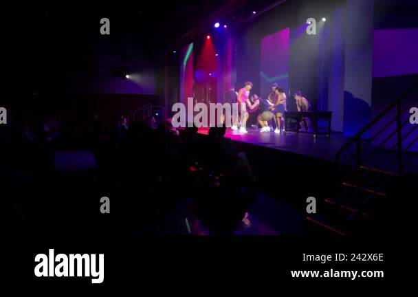 on stage show program video set interior inside and outside cruise ...