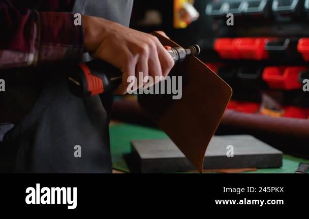 Leatherworking process Stock Videos & Footage - HD and 4K Video Clips ...