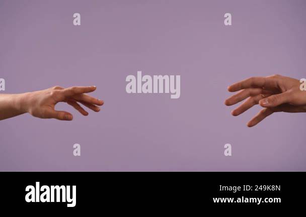 Hand gestures and signs. Man and woman hands showing gestures and ...