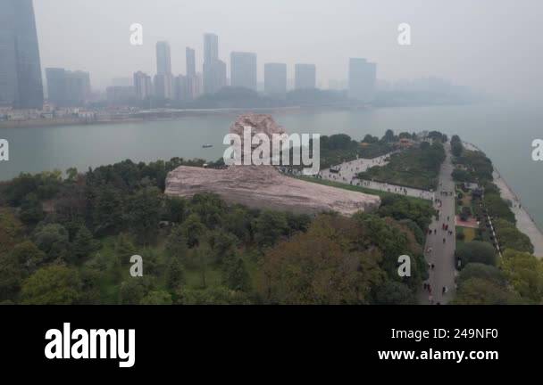 Changsha, China - December 27, 2024: Aerial View of Chairman Maos ...