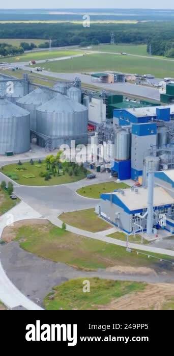 Innovative plant for grain processing. Large complex for agrobusiness ...