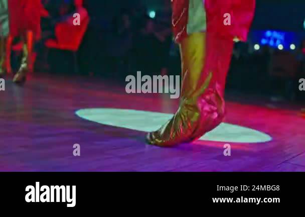 A vivid and captivating dance display that showcases dynamic footwork ...